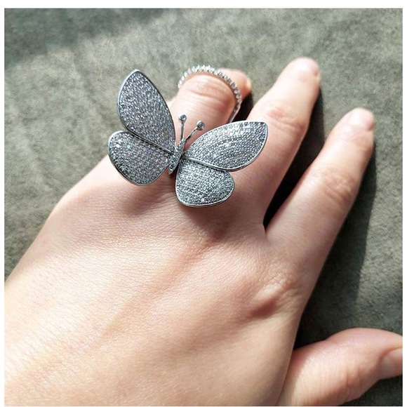 Jewelry | Butterfly Rings Adjustable Fingermoving Wings | Poshmark